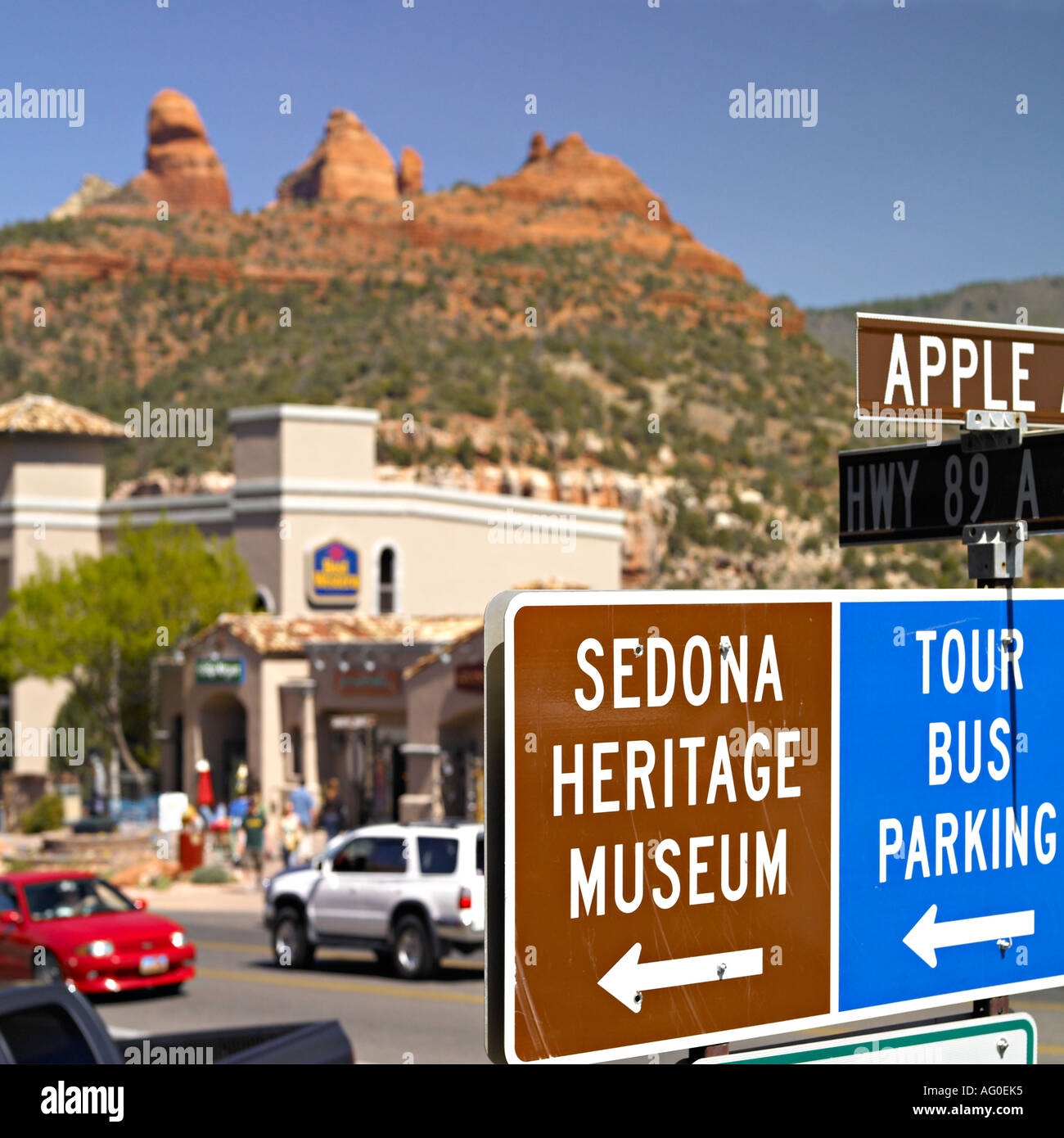 Sedona city sign hi-res stock photography and images - Alamy
