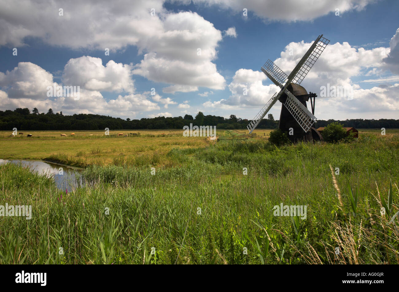 Herringfleet mill windpump windmill hi-res stock photography and images ...