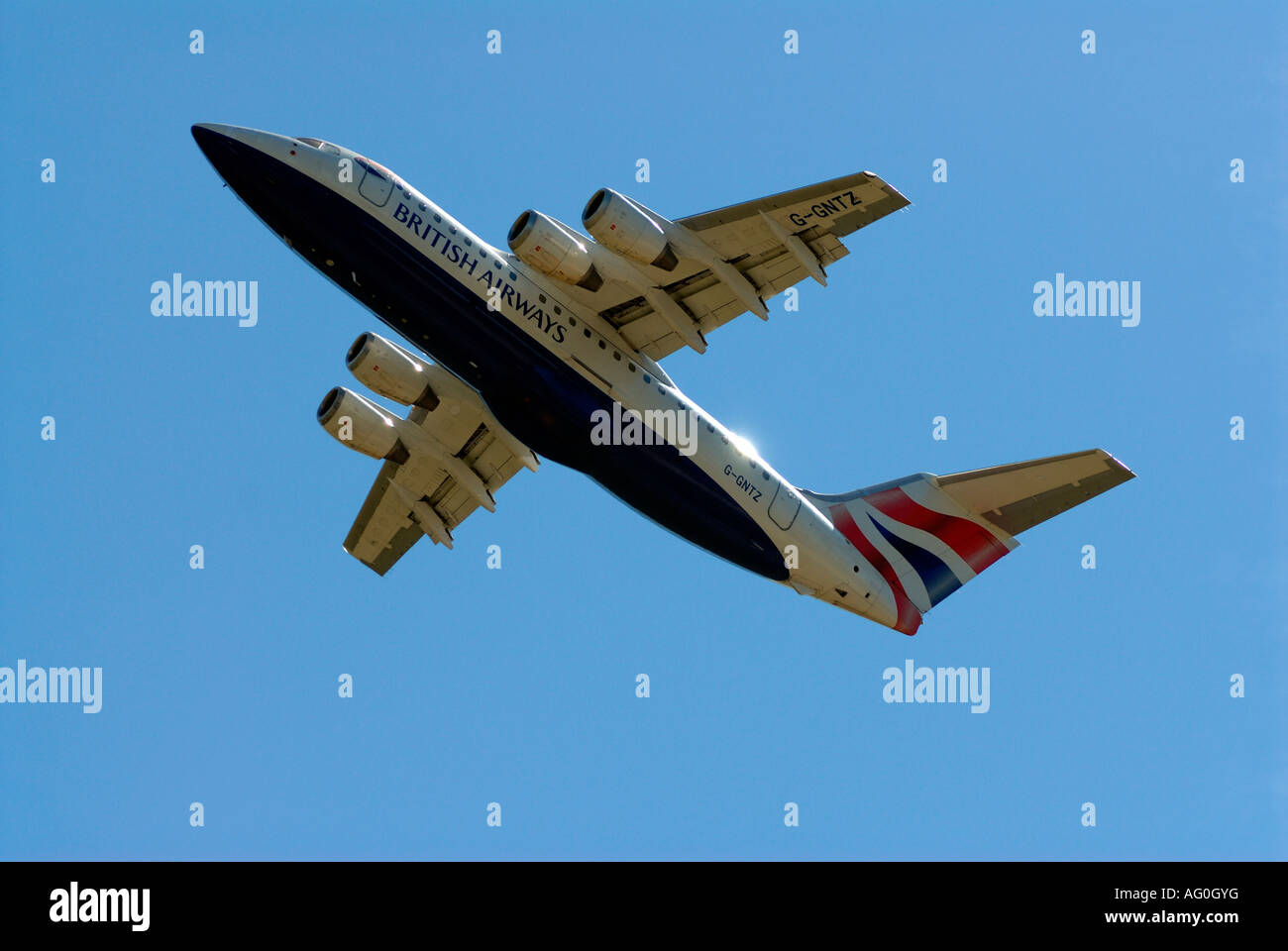 BAe 146 British Airways Stock Photo - Alamy