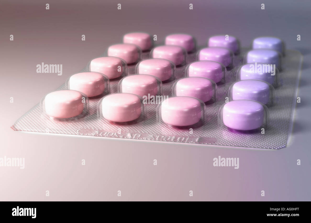 Packet of tablets Stock Photo - Alamy