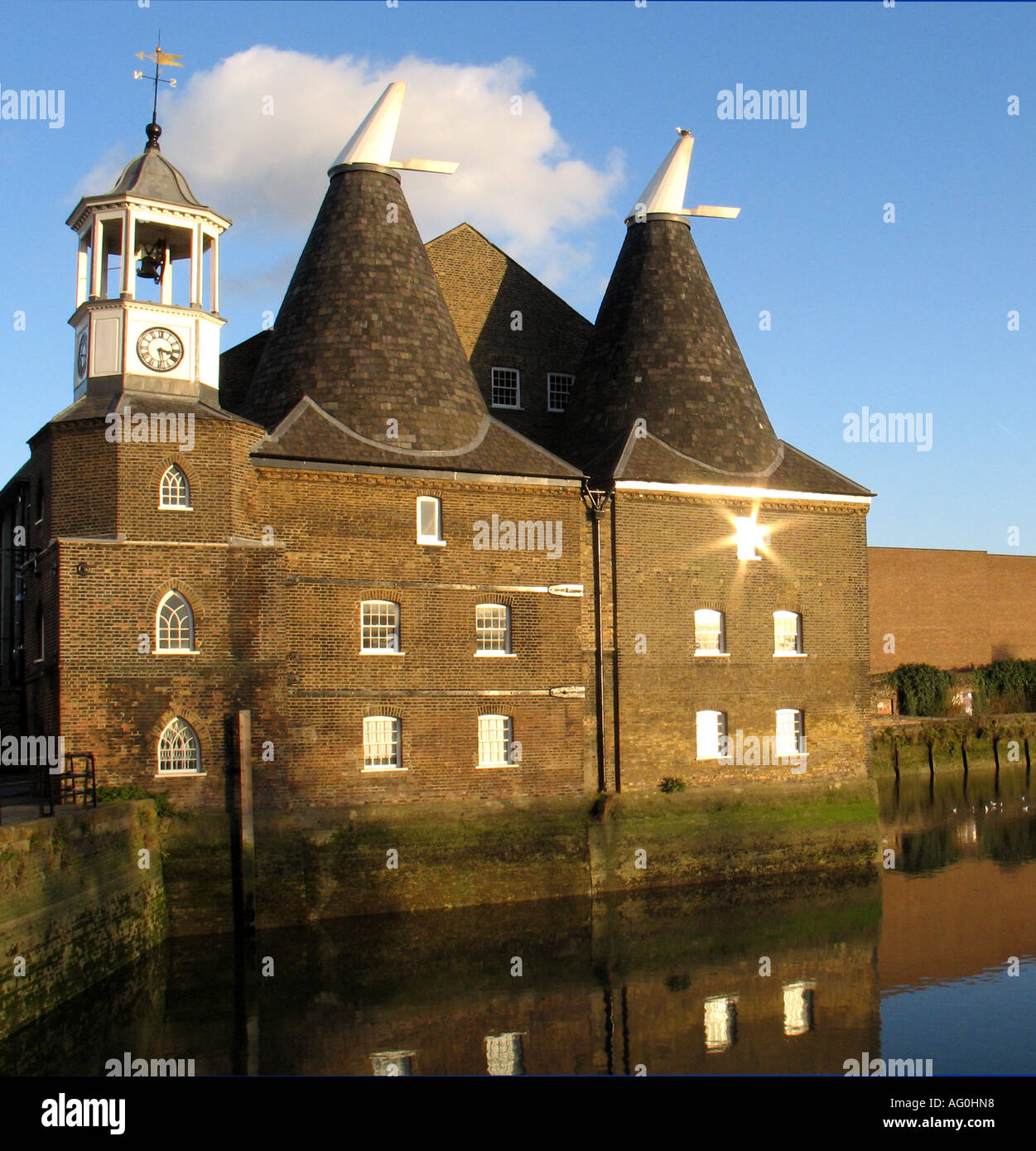 East London Three Mills Stock Photo - Alamy