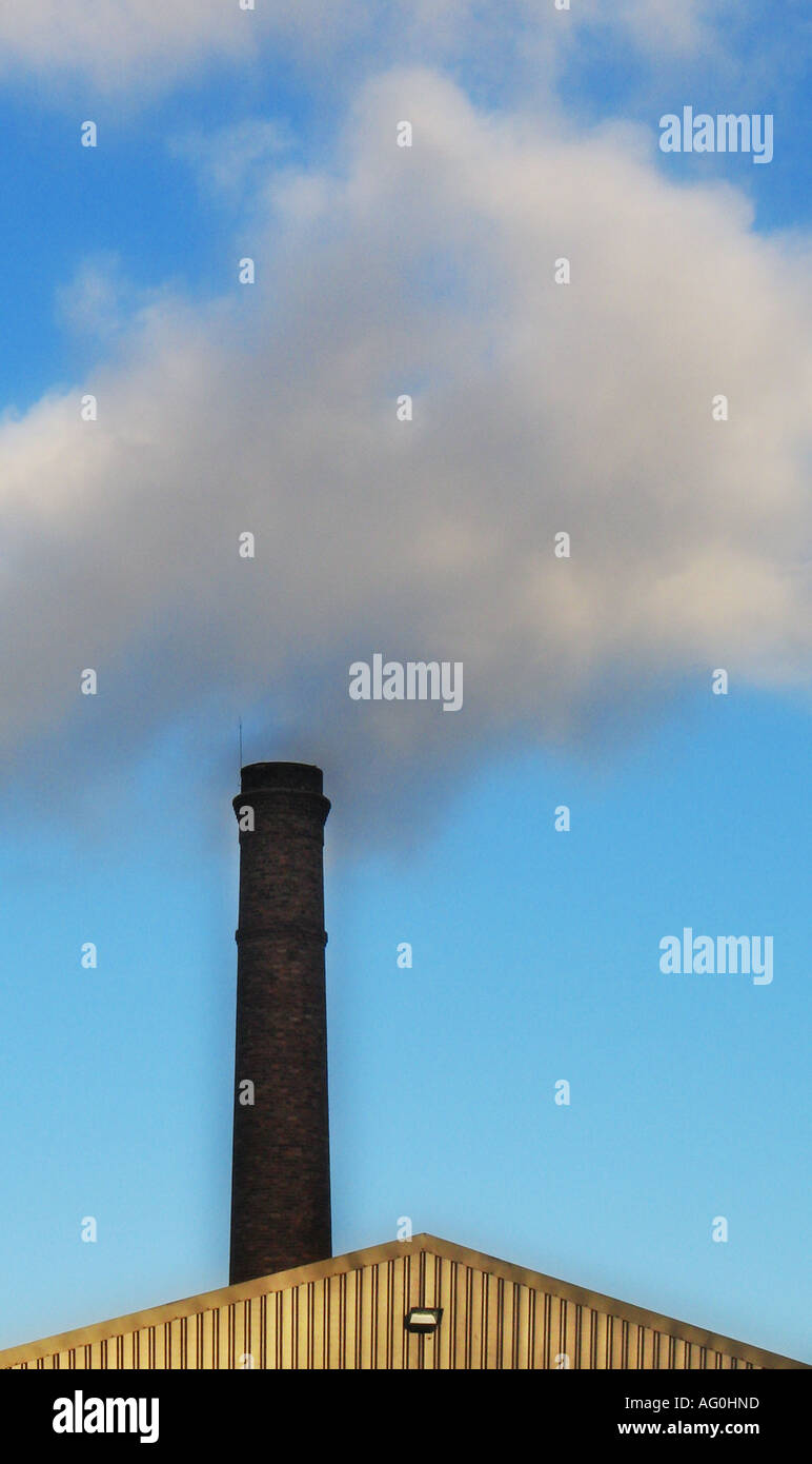 London East End Factory Chimney Stock Photo - Alamy