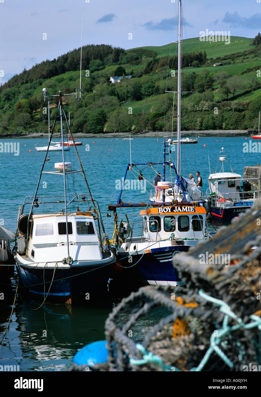 Union Hall Harbour, Ireland Stock Photo - Alamy