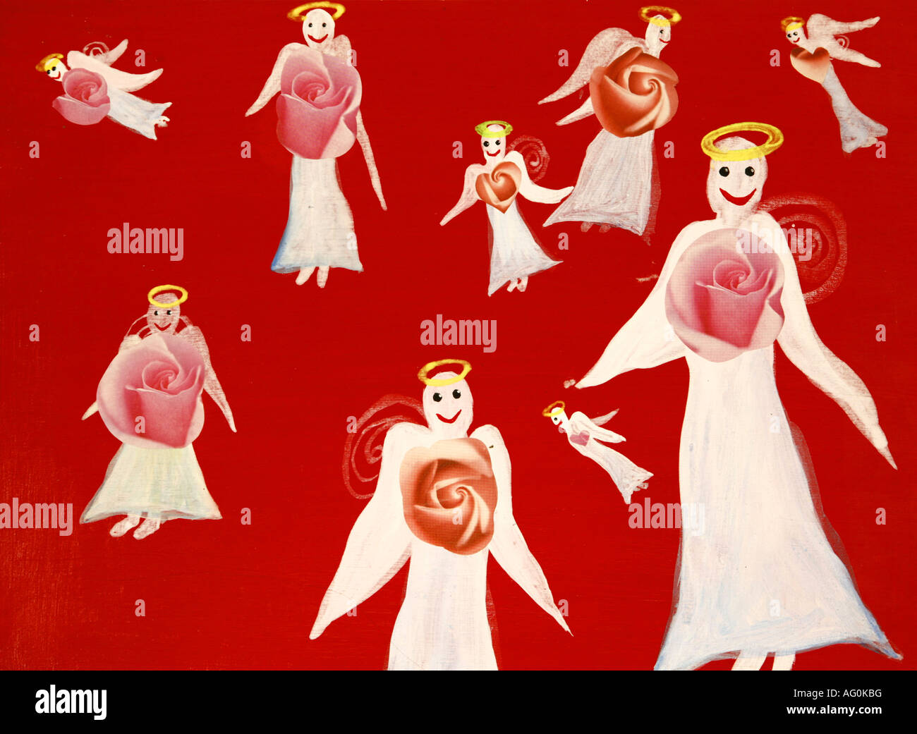 Illustration of Barbara Kozikova. Modern art. Painter. Slovakia ...