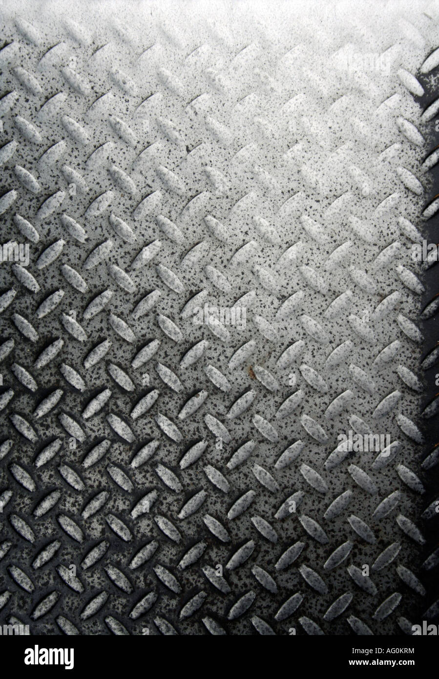 Worn metal tread pattern black and silver gradation Stock Photo - Alamy