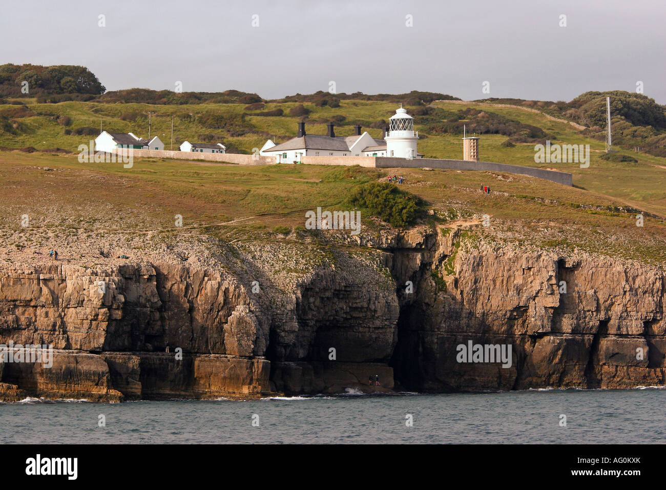 Anvil point lighthouse in durlston hi-res stock photography and images ...