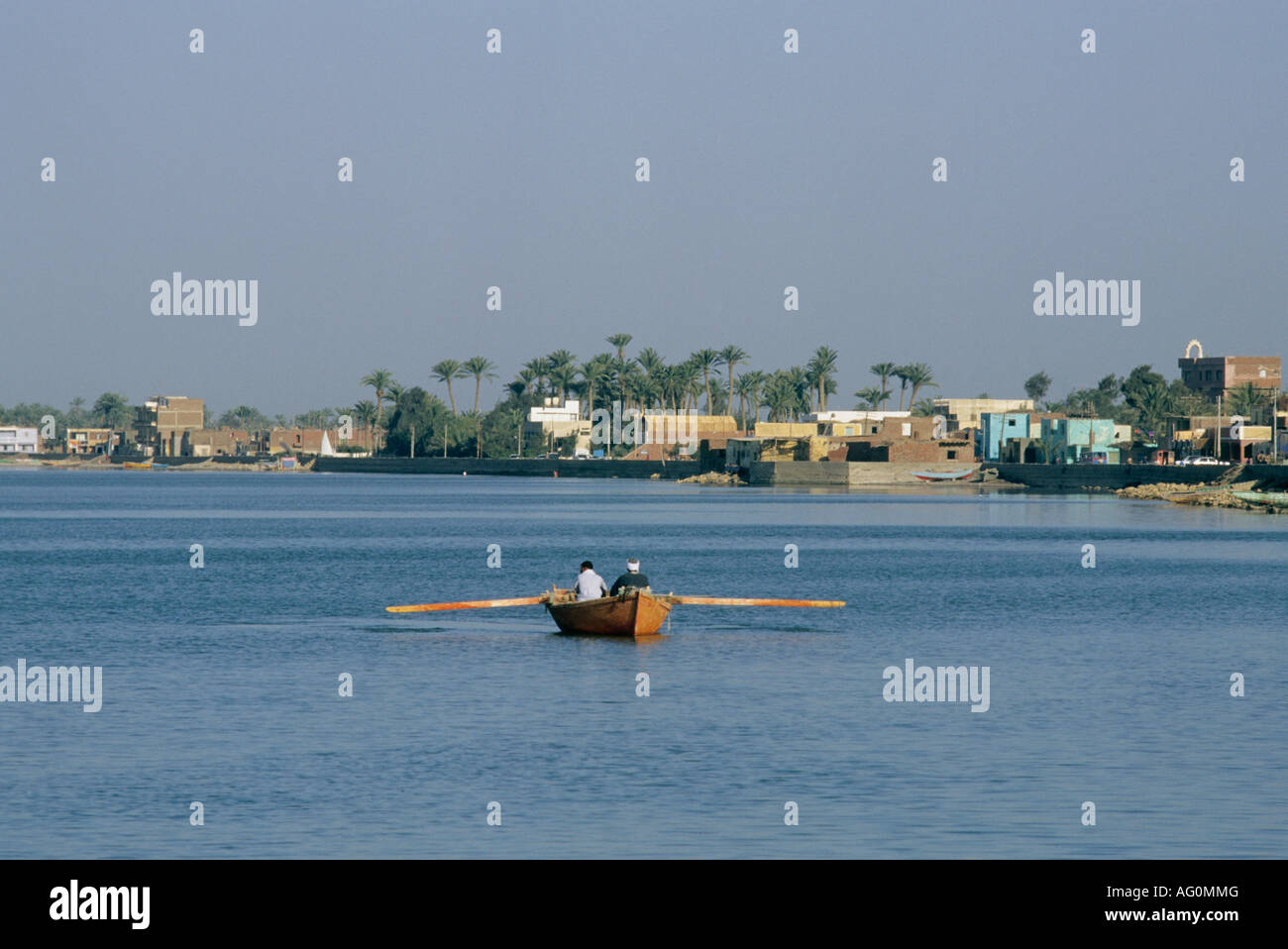 Lake Quarun Egypt Stock Photo - Alamy
