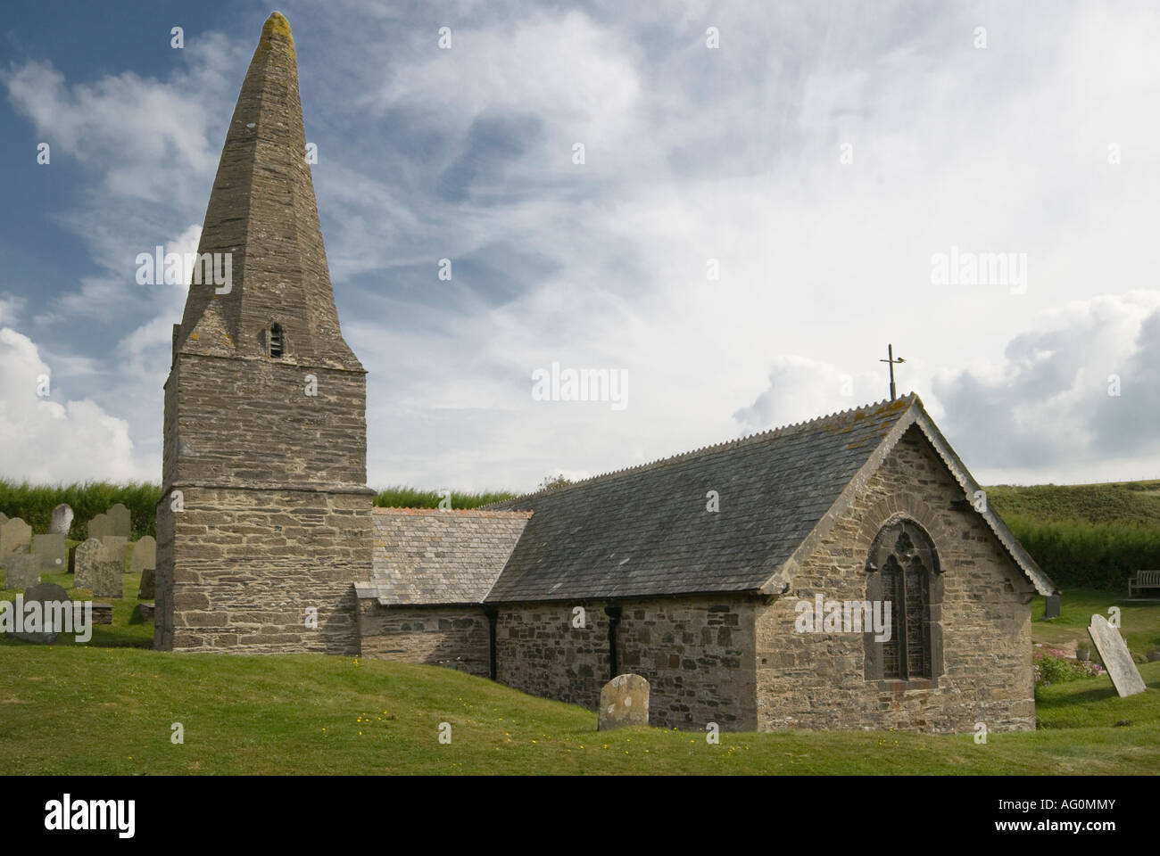 St Enodoc Church, North Cornwall, England, UK Stock Photo - Alamy