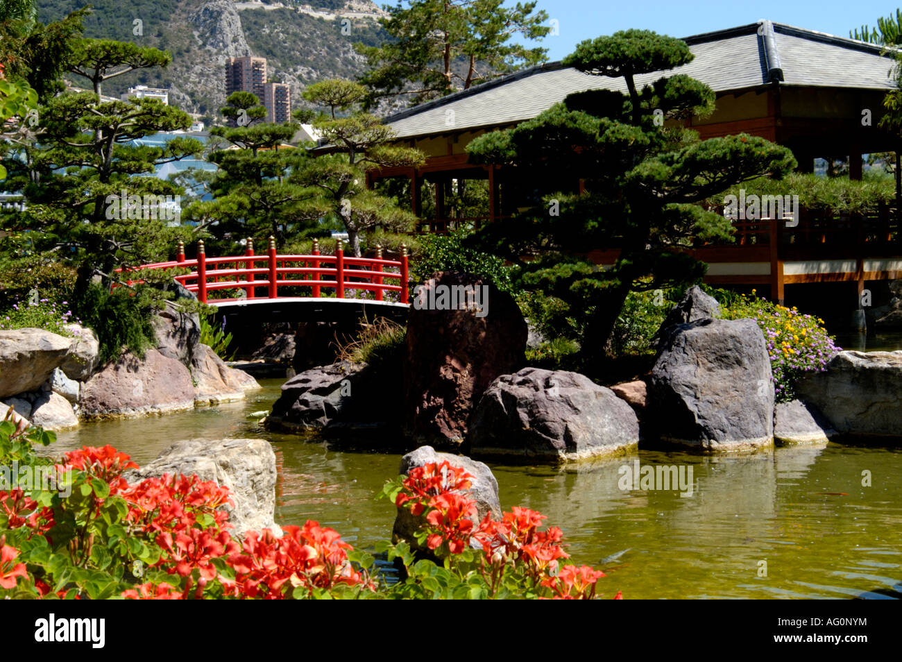 Japanese Garden, Monte Carlo, Monaco Stock Photo - Alamy