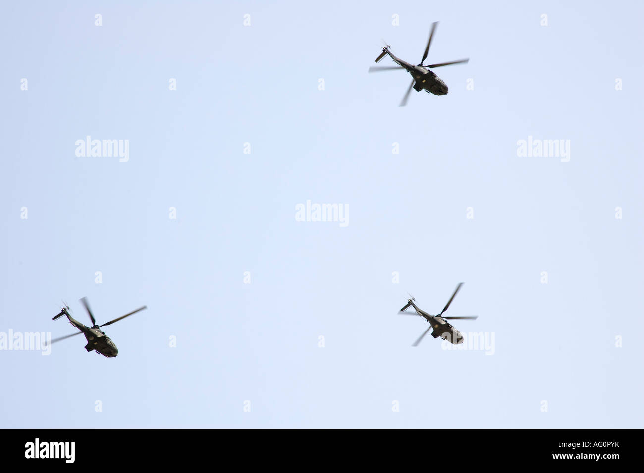 Helicopters formation hi-res stock photography and images - Alamy