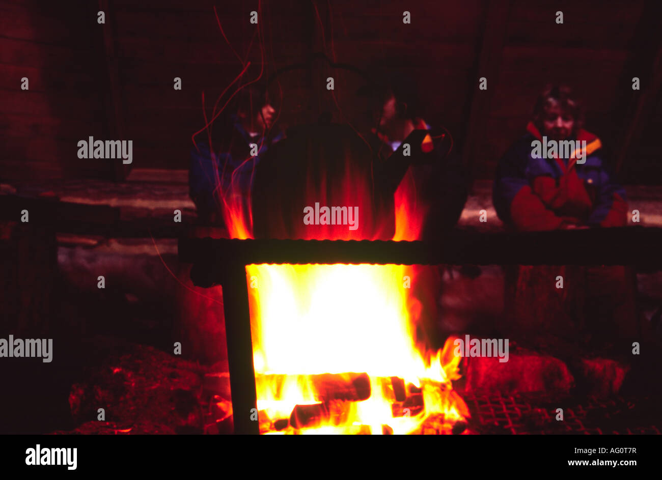 Black kettle fire hi-res stock photography and images - Alamy