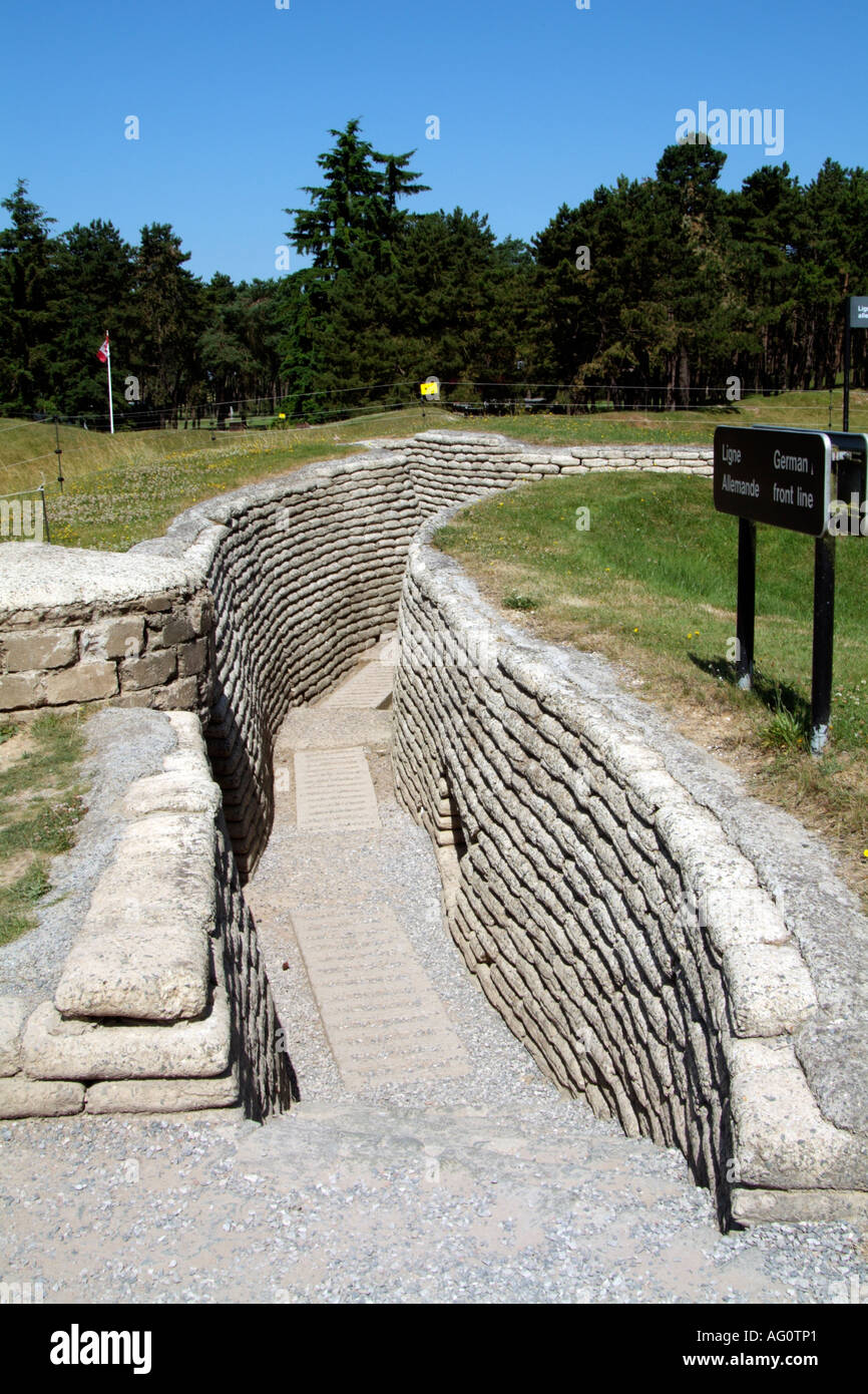 First world war trenches vimy hi-res stock photography and images - Alamy