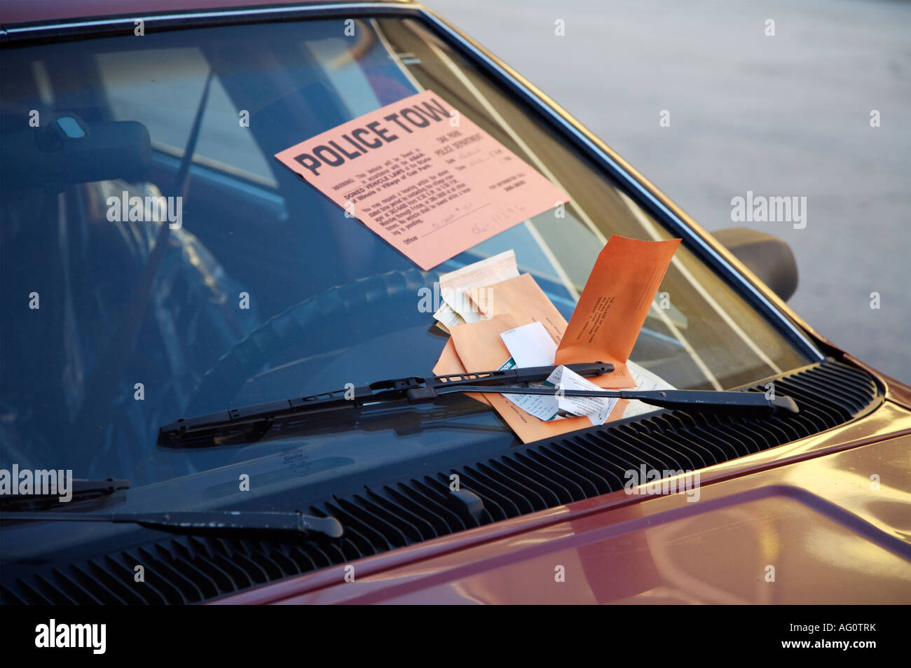 Police ticket window hi-res stock photography and images - Alamy