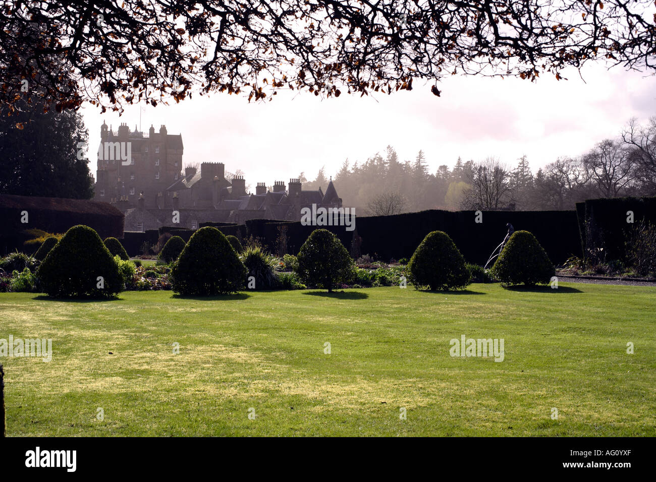 Glamis Castle - Angus - Scotland - UK Stock Photo - Alamy
