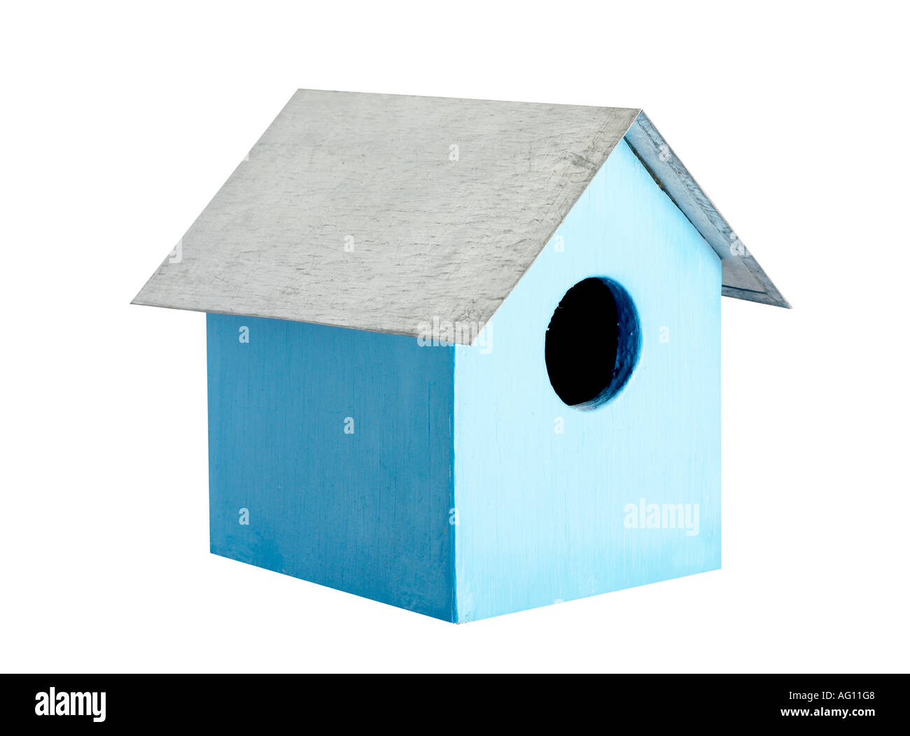Blue bird nest box Cut Out Stock Images & Pictures - Alamy