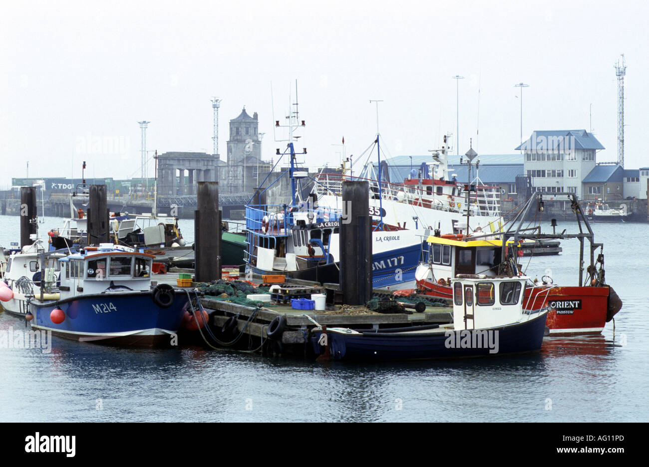 The fishing harbour, Holyhead, Anglesey, Wales, UK Stock Photo - Alamy