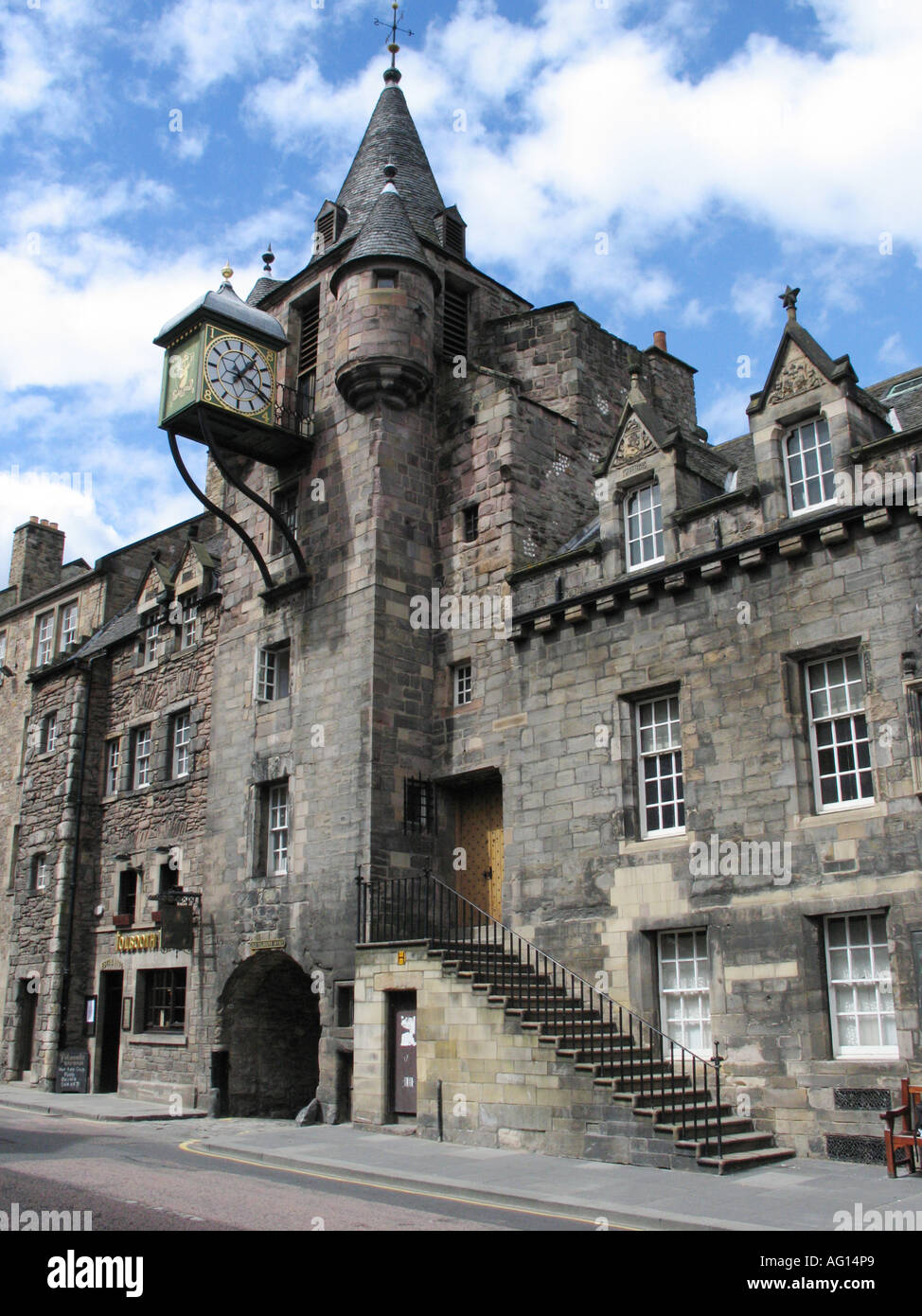 The Canongate Tolbooth at 163 Canongate, Edinburgh, Scotland, UK Stock ...