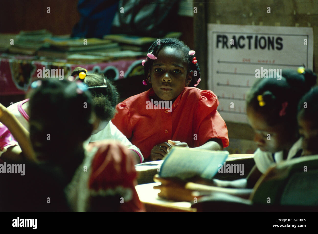 Jamaica The Maroon country pupils in the all age school at Accompong ...