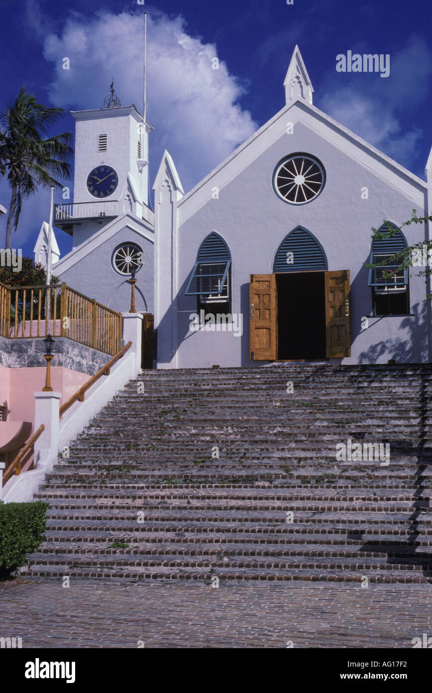 St Peters Church St Georges Bermuda Stock Photo - Alamy