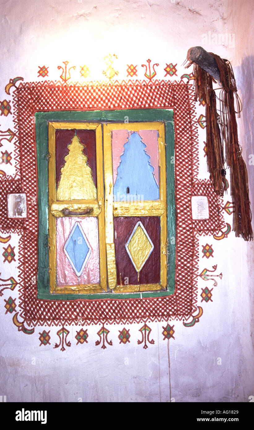 Libya Libyen old city of Ghadames historical buildings inside of an old ...