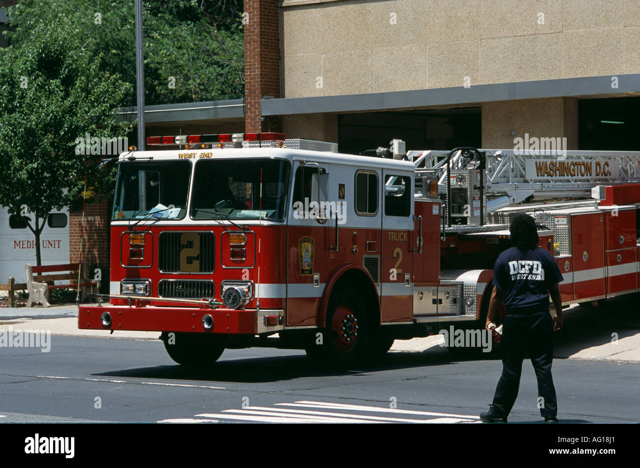Washington d c fire truck hi-res stock photography and images - Alamy