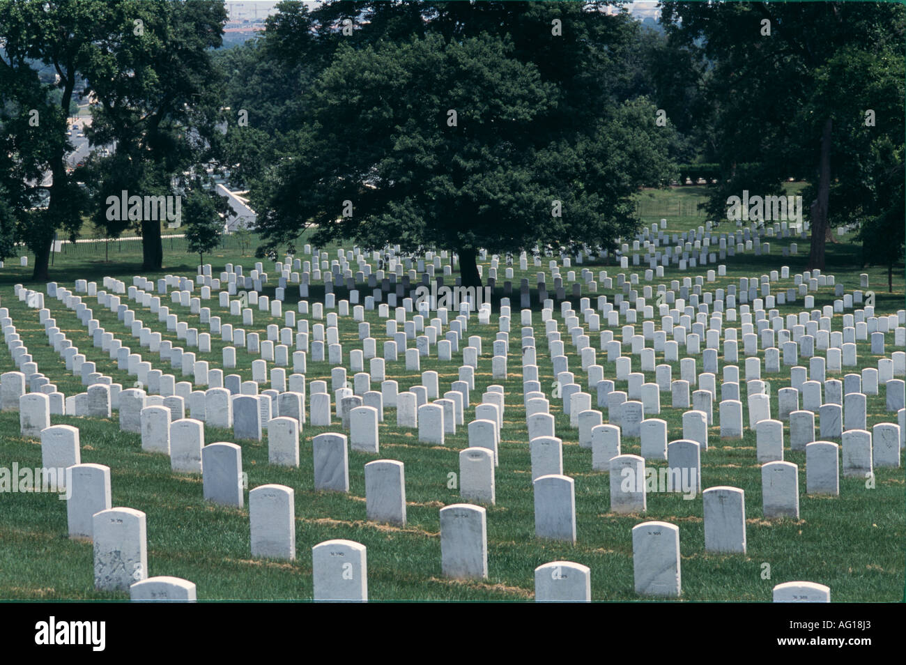Graveyard at Arlington National Cemetery Stock Photo - Alamy