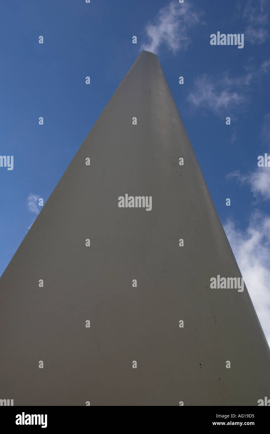 Wind turbine blade display part of an exhibition at the Centre for ...