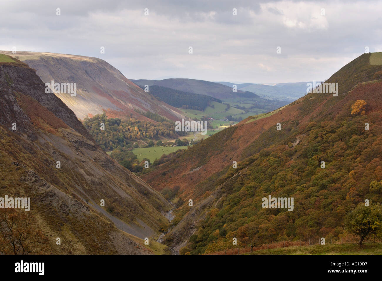 Dylife gorge hi-res stock photography and images - Alamy
