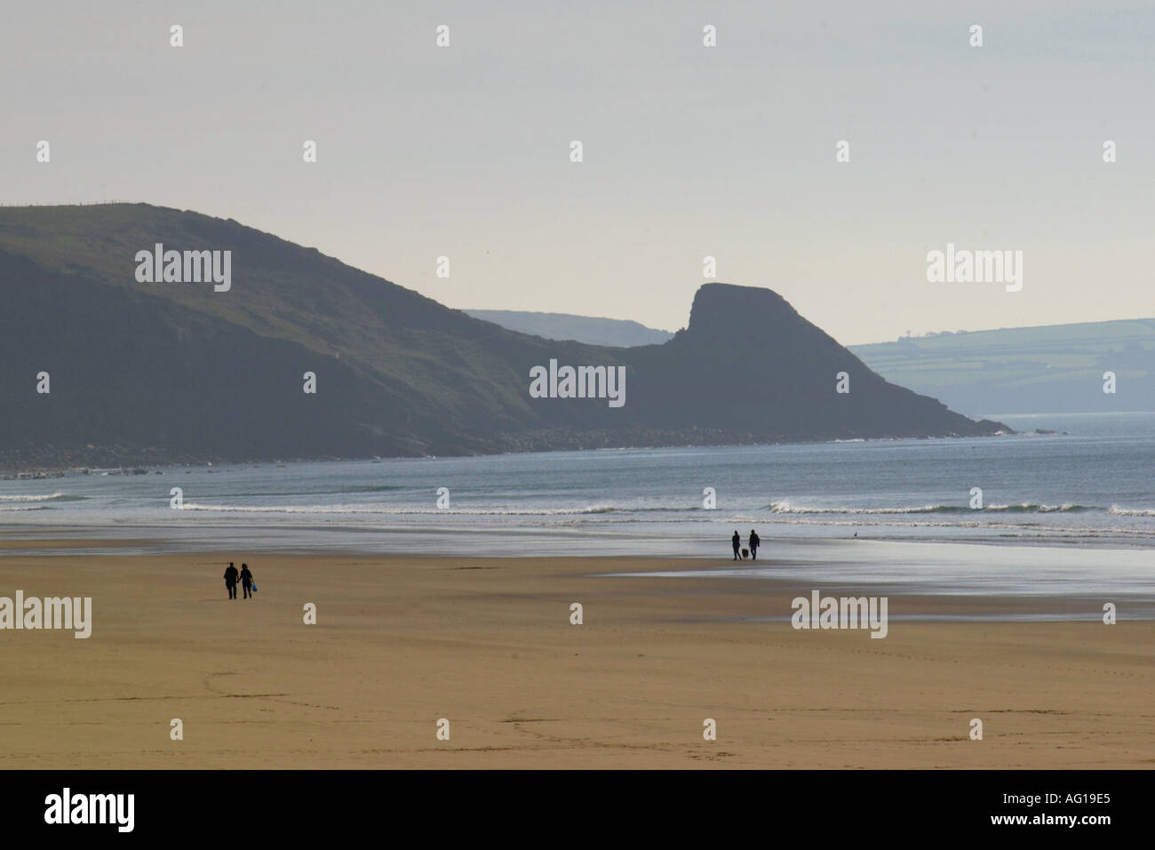 Newgale beach Pembrokeshire West Wales UK Stock Photo - Alamy