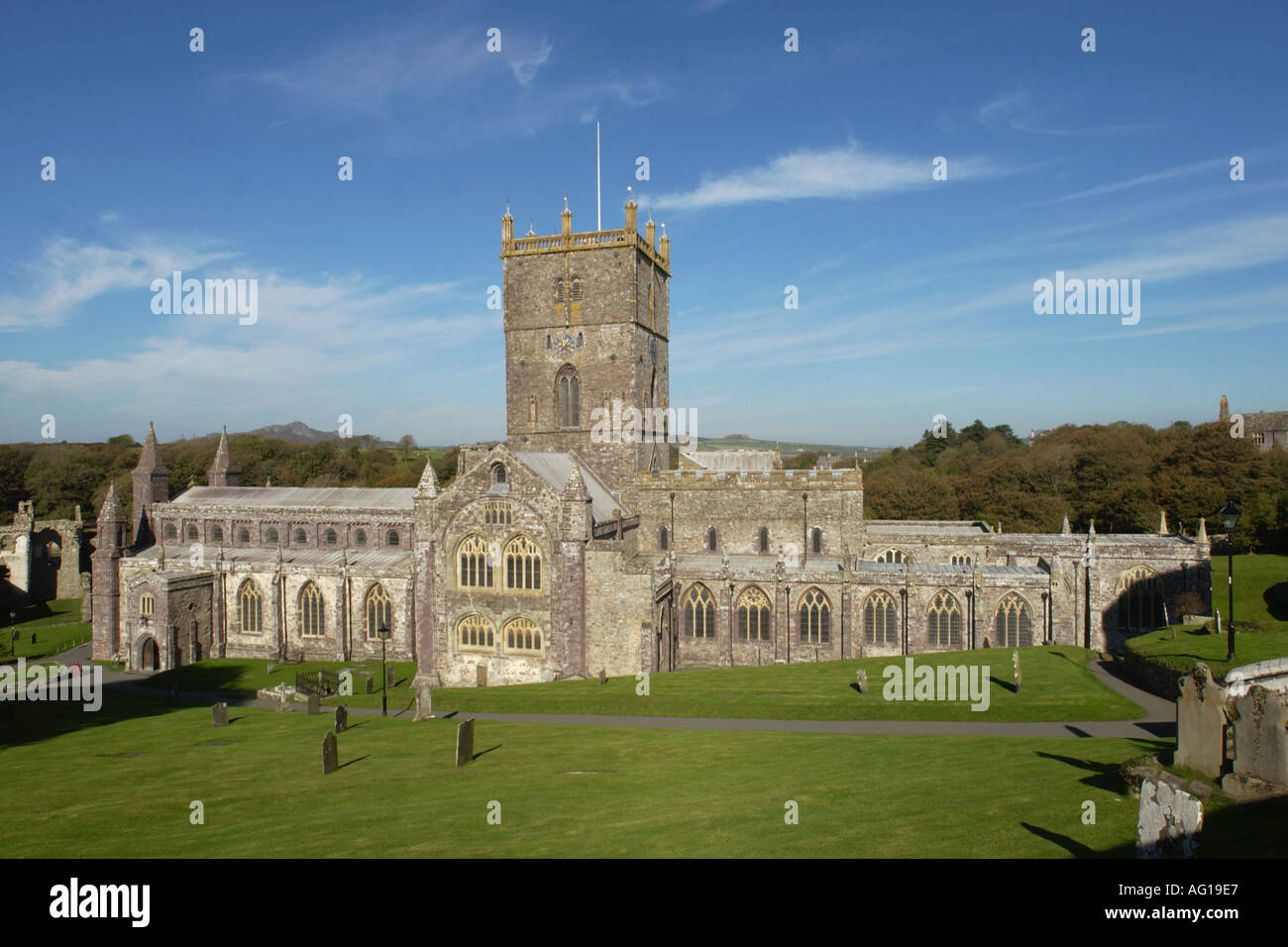 St David's Cathedral built upon the site of St Davids 6th century ...
