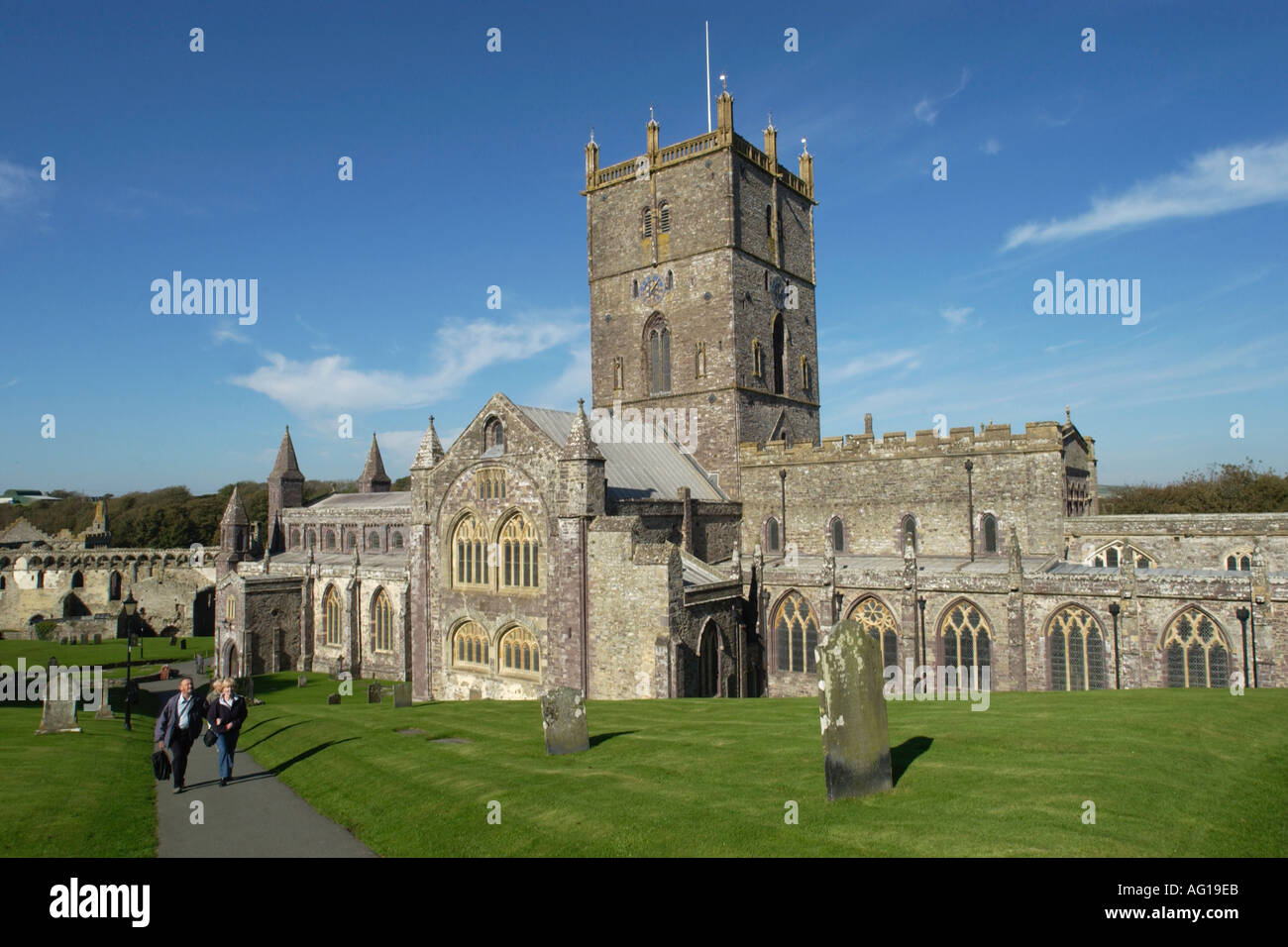 Site of st davids 6th century monastery hi-res stock photography and ...