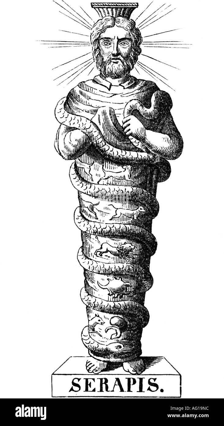 God serapis Black and White Stock Photos & Images - Alamy