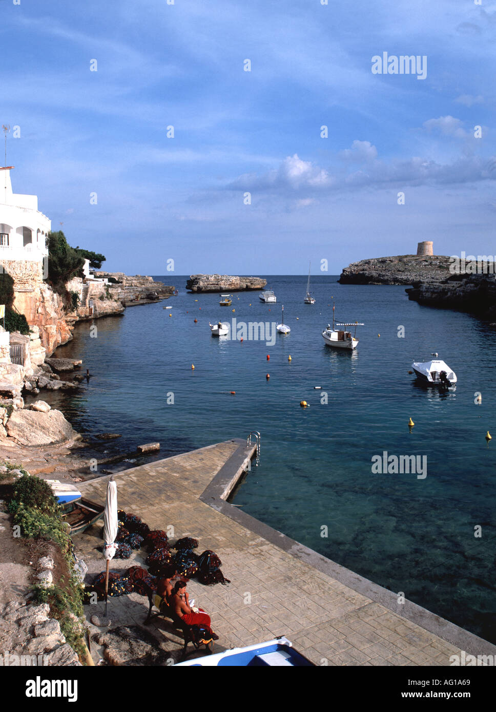 Harbour cala alcaufar hi-res stock photography and images - Alamy