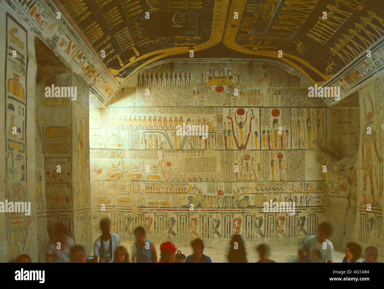 Tomb Ramses VI Valley of the Kings Stock Photo - Alamy