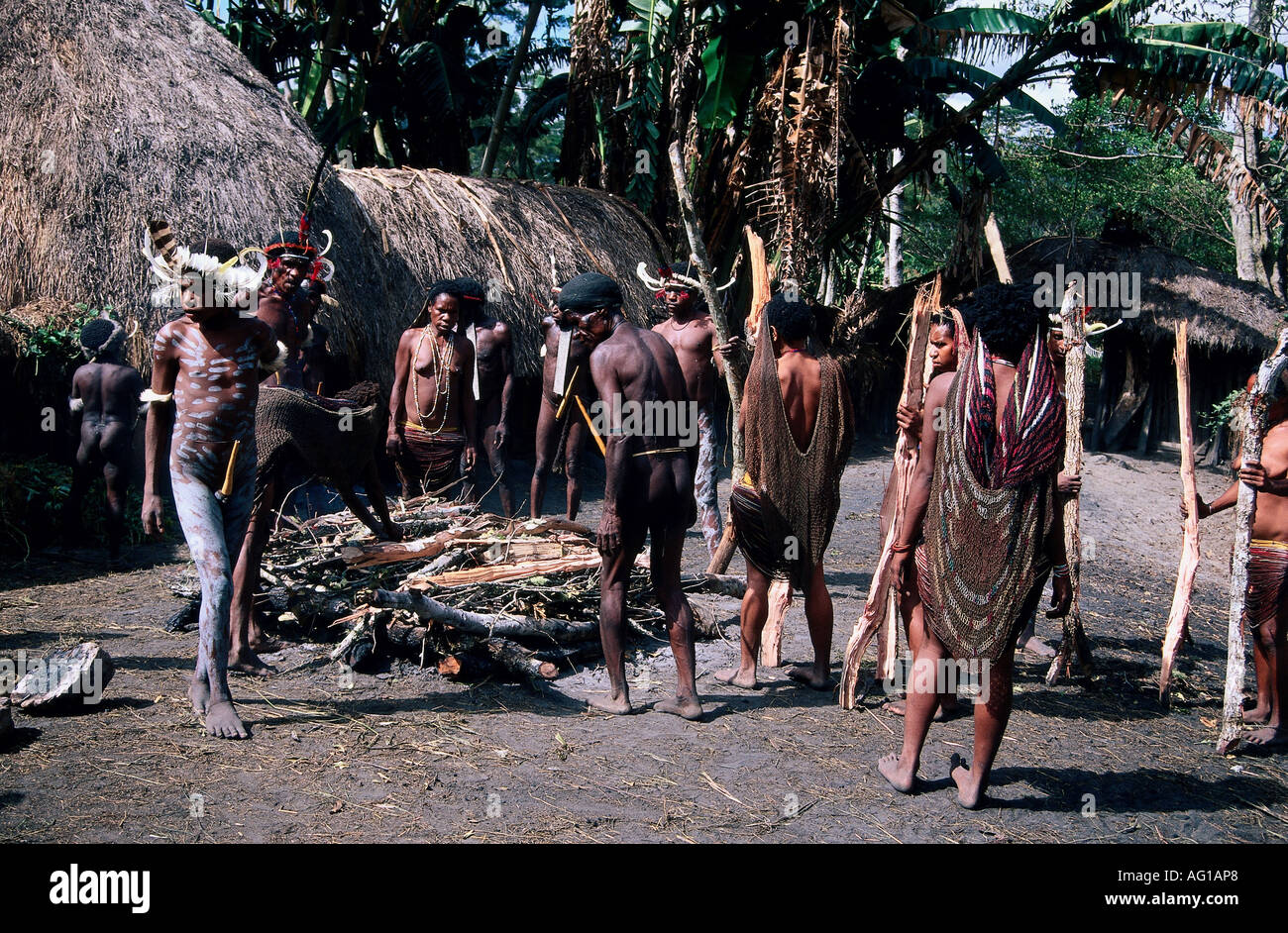 Indonesia Irian Jaya Island Valley High Resolution Stock Photography ...