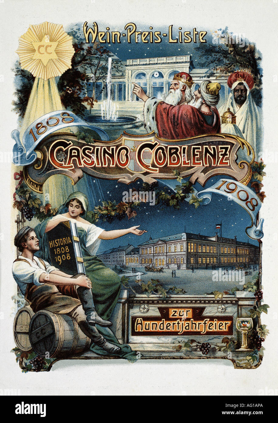 20th century menus hi-res stock photography and images - Alamy