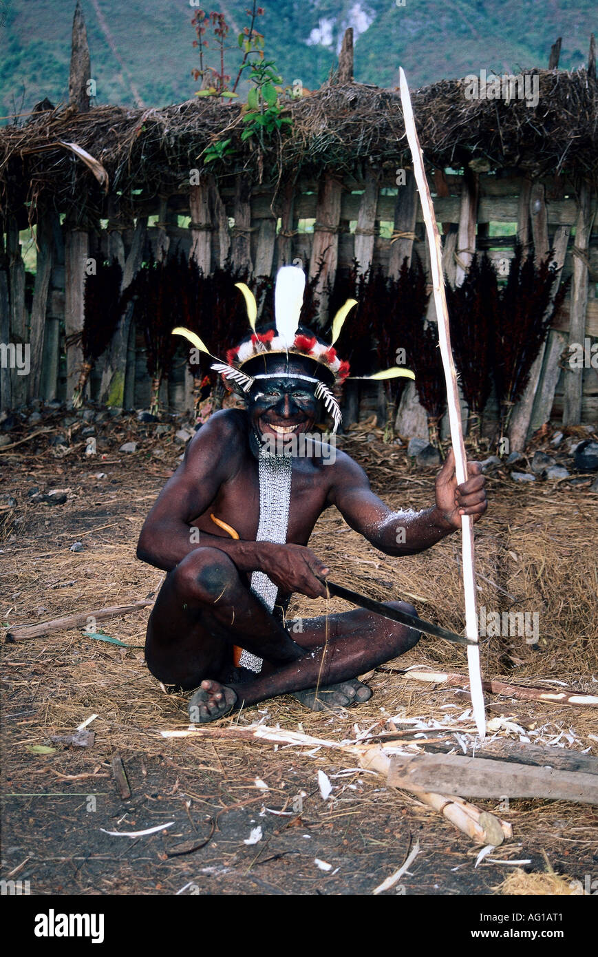 Indonesia Irian Jaya Island Valley High Resolution Stock Photography ...