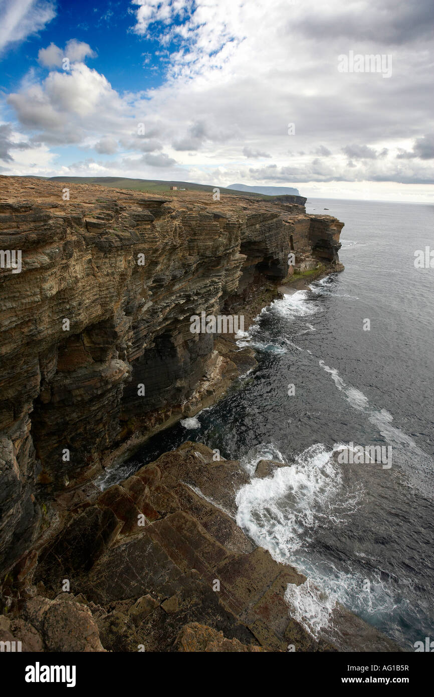The cliffs of Yesnaby Orkney Scotland UK Stock Photo - Alamy