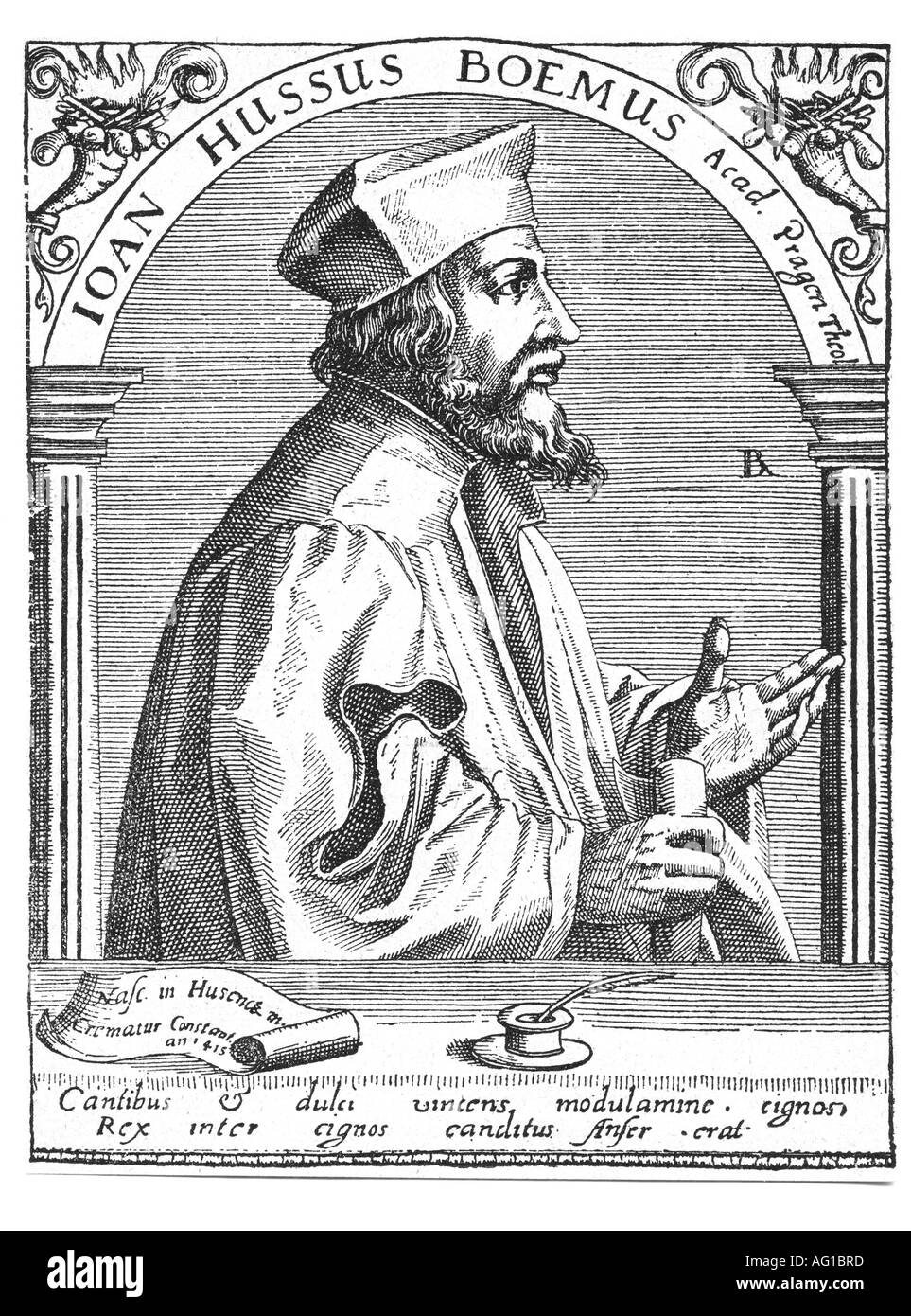 16th engraving of jan hus hi-res stock photography and images - Alamy