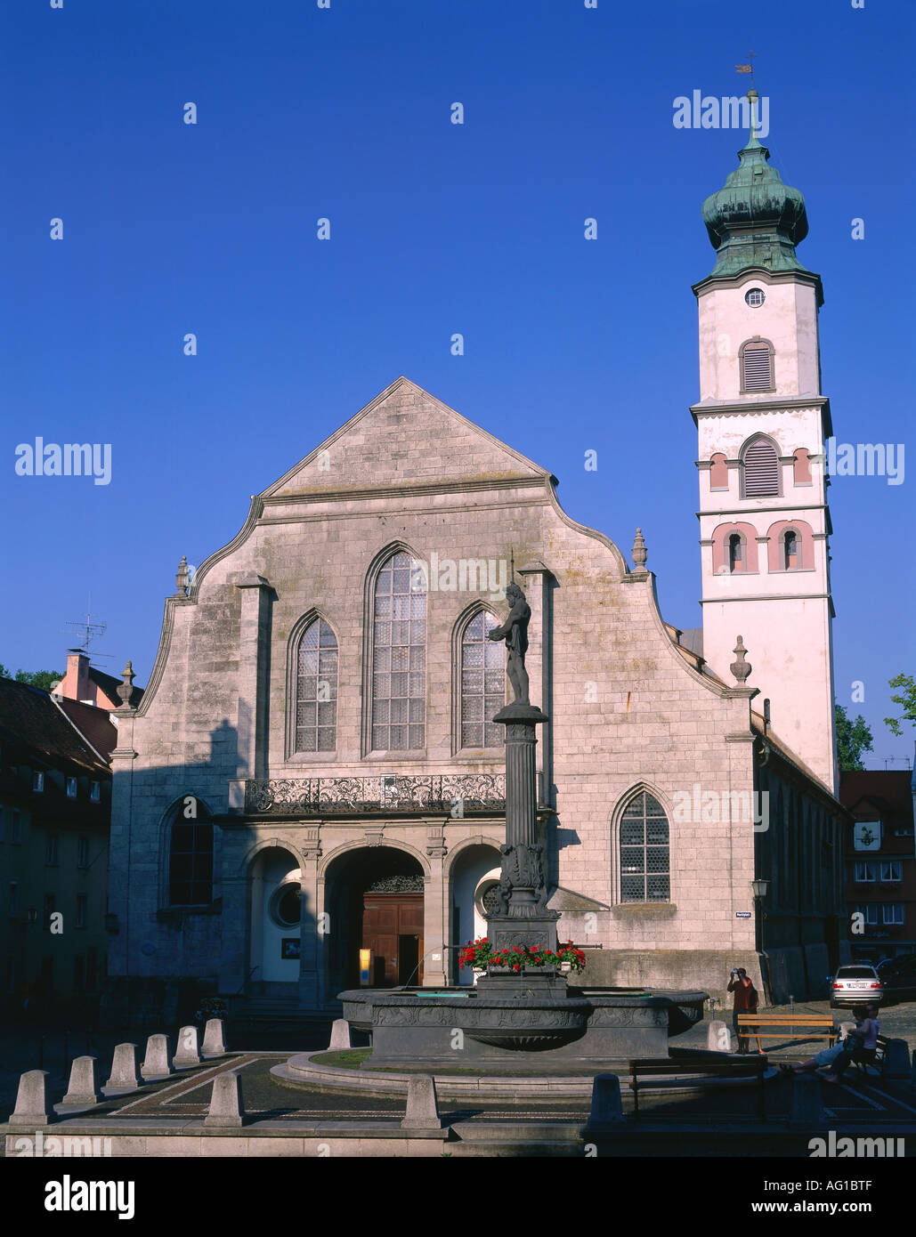 geography / travel, Germany, Bavaria, Lindau, churches, St. Stephan ...