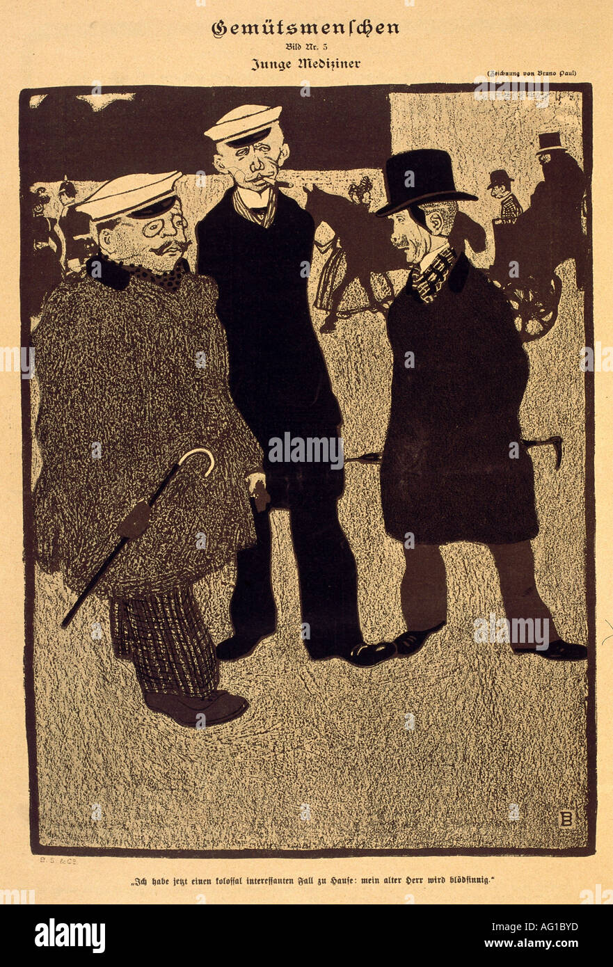 Simplicissimus caricature hi-res stock photography and images - Alamy