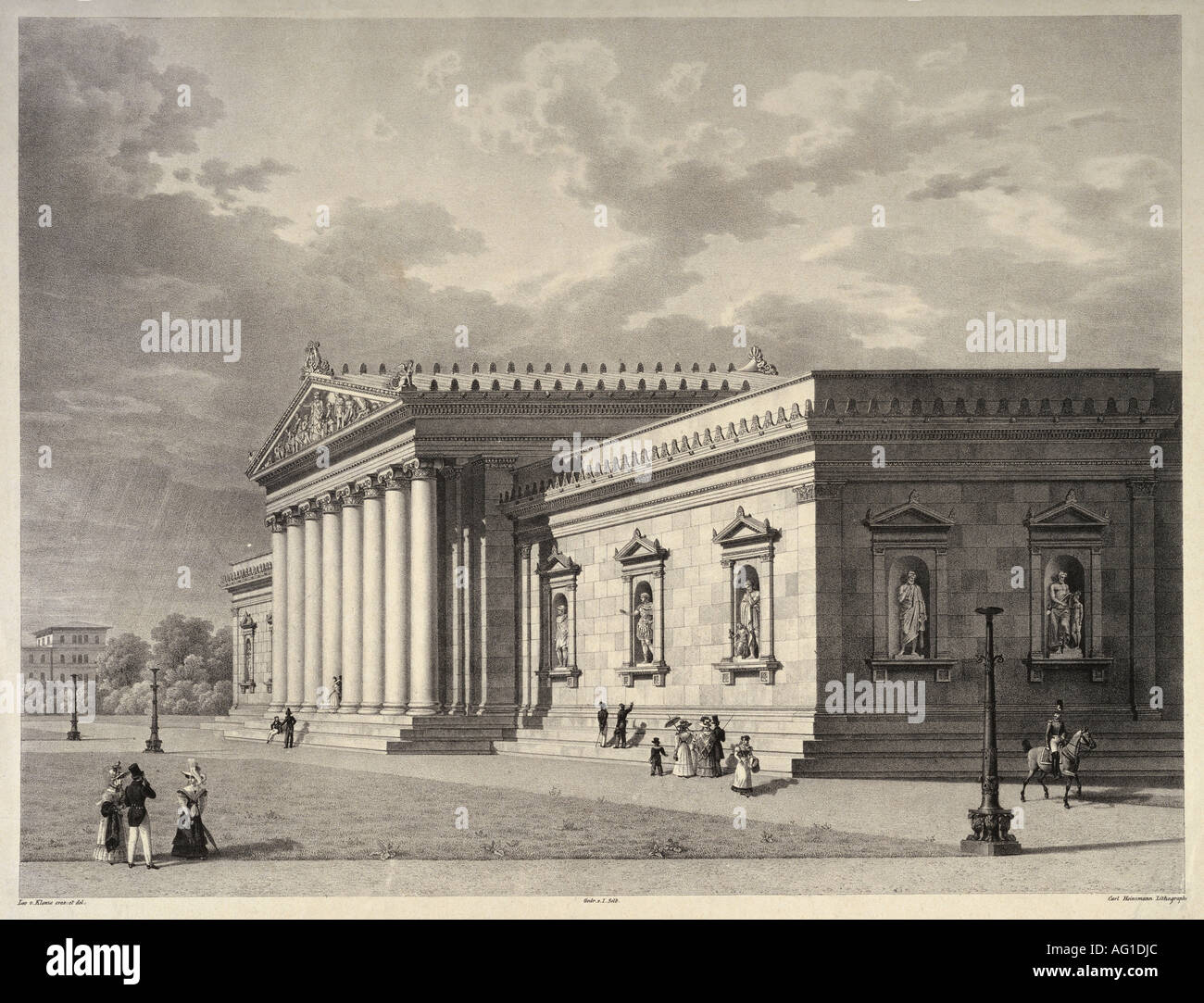 geography/travel, Germany, Munich, buildings, Glyptothek, built by Leo ...