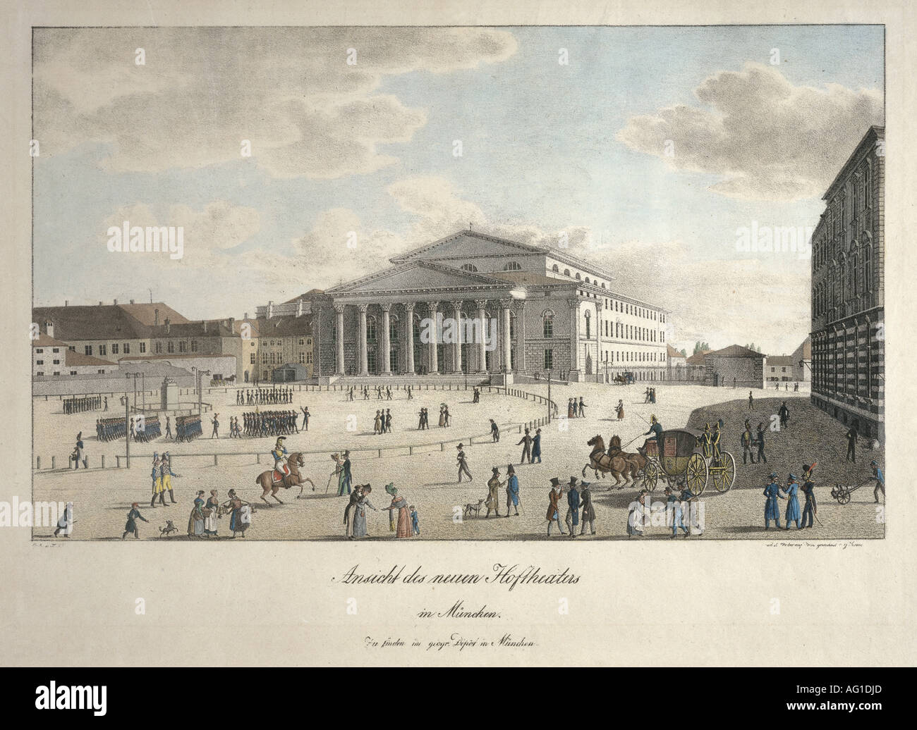 geography / travel, Germany, Munich, National Theatre, built 1811 ...
