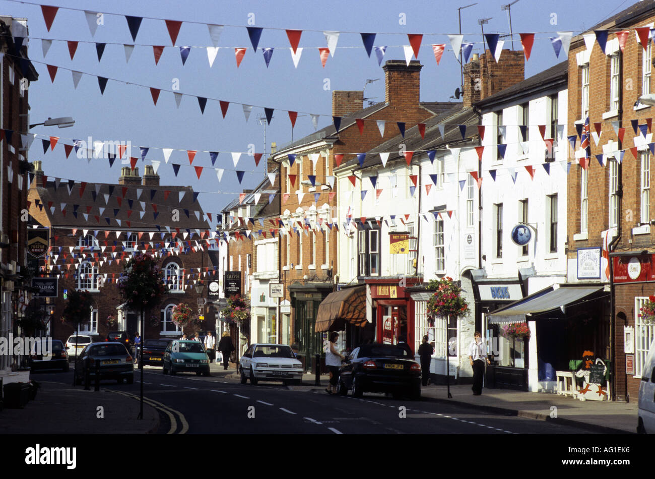 High Street, Alcester, Warwickshire, England, UK Stock Photo - Alamy