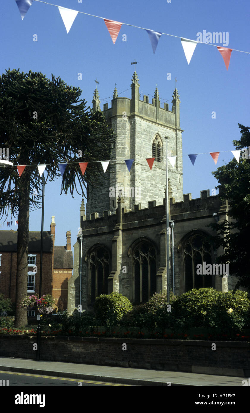 St. Nicholas Church, Alcester, Warwickshire, England, UK Stock Photo ...
