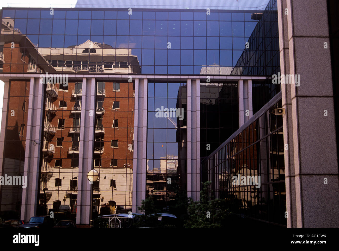 Reflections in the Financial Times building London Stock Photo - Alamy