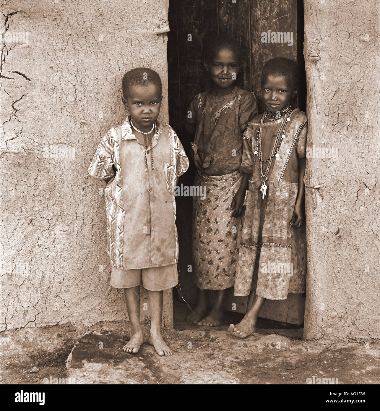 travel kenya africa adventure kids children poverty safari masai Stock ...