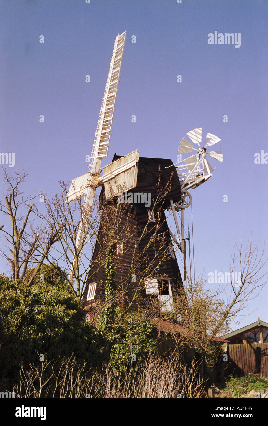 Windmill at Sarre Kent Stock Photo - Alamy