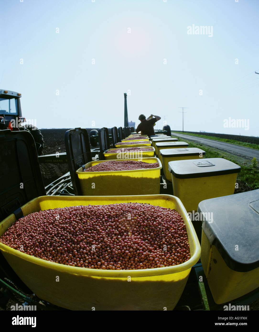 LOADING SOYBEAN PLANTER DAVID JOHN RILEY R1 MACON ILLINOIS MODEL DAVID ...