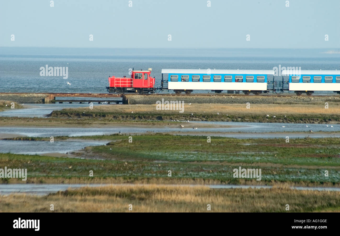The island train on the island wangerooge hi-res stock photography and ...